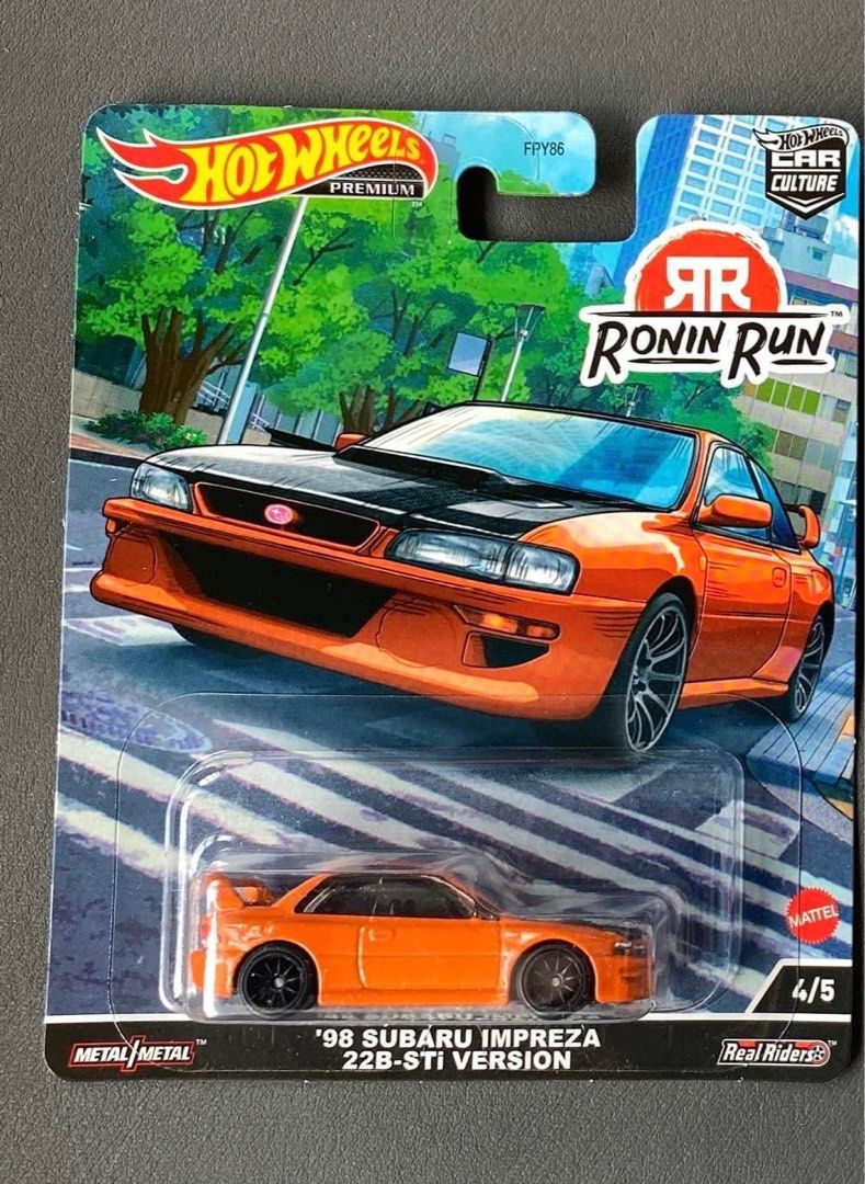 Hot wheels Premium Car Culture Subaru WRX 22b STI Impreza JDM Classics ...