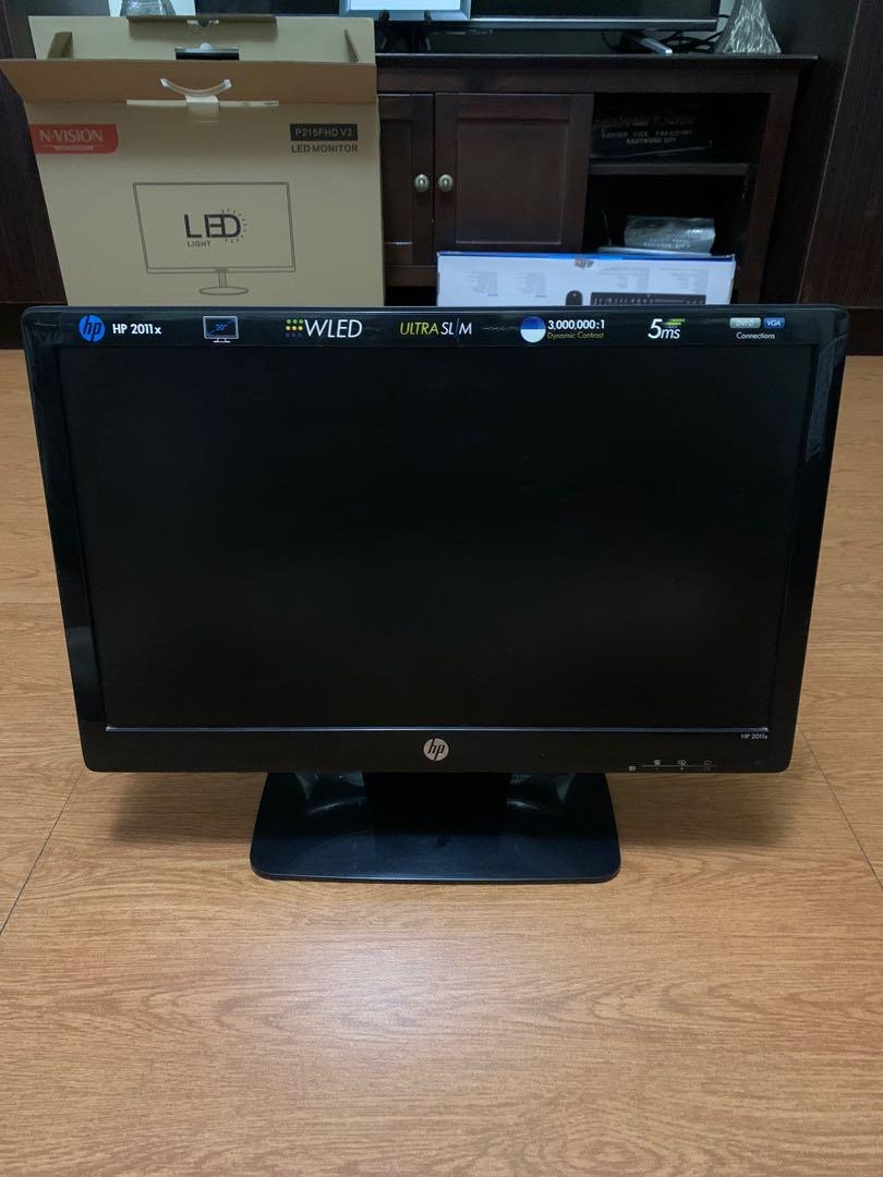 HP 2011x 20" WLED Ultra Slim 5ms Computer Desktop Monitor, Computers ...