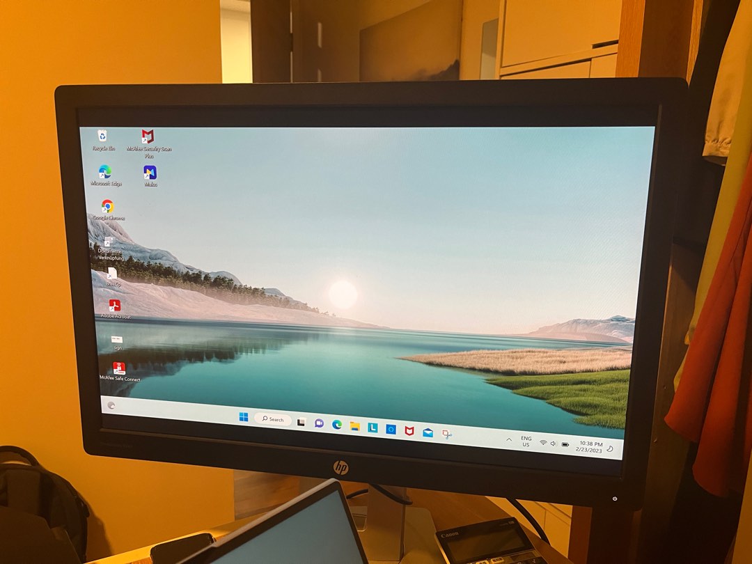 HP wide screen monitor 24 inches, Computers & Tech, Desktops on Carousell