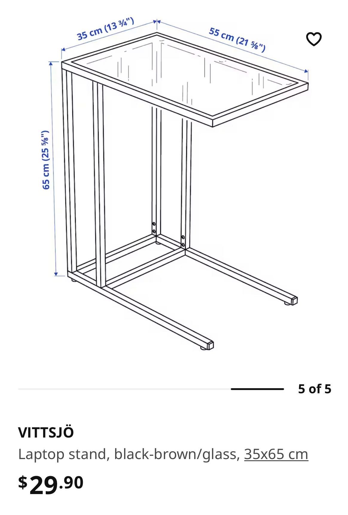 Ikea laptop stand, Furniture & Home Living, Furniture, Tables & Sets on ...