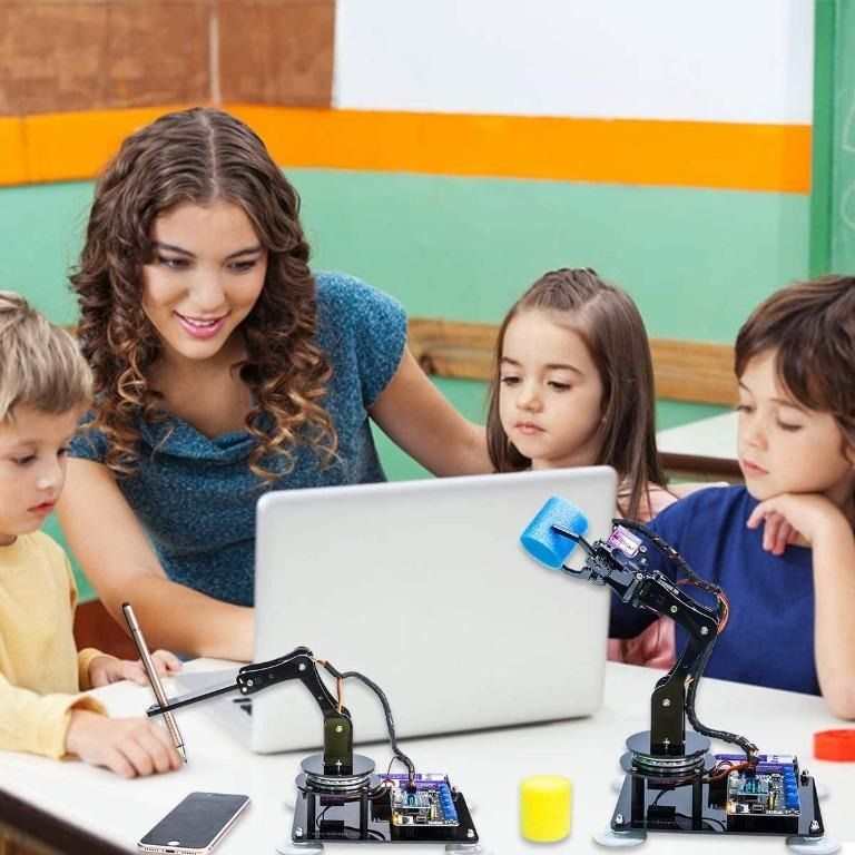 [instock] Adeept 5-DOF Robot Arm 5Axis Robotic Arm Kit Compatible With ...