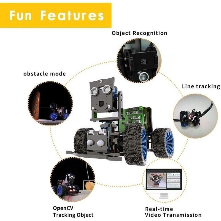 [instock] Adeept Mars Rover Picar-B Wireless Smart Robot Car Kit for ...