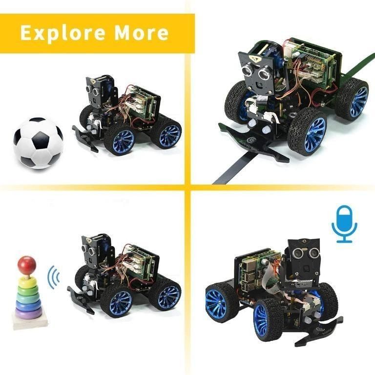 [instock] Adeept Mars Rover Picar-B Wireless Smart Robot Car Kit for Raspberry Pi 4 3 Model B+ B ...