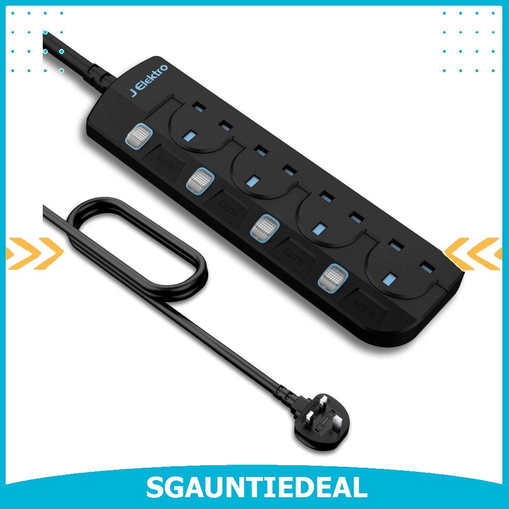 [instock] Extension Cord with Individual Switches, J Elektro Power ...