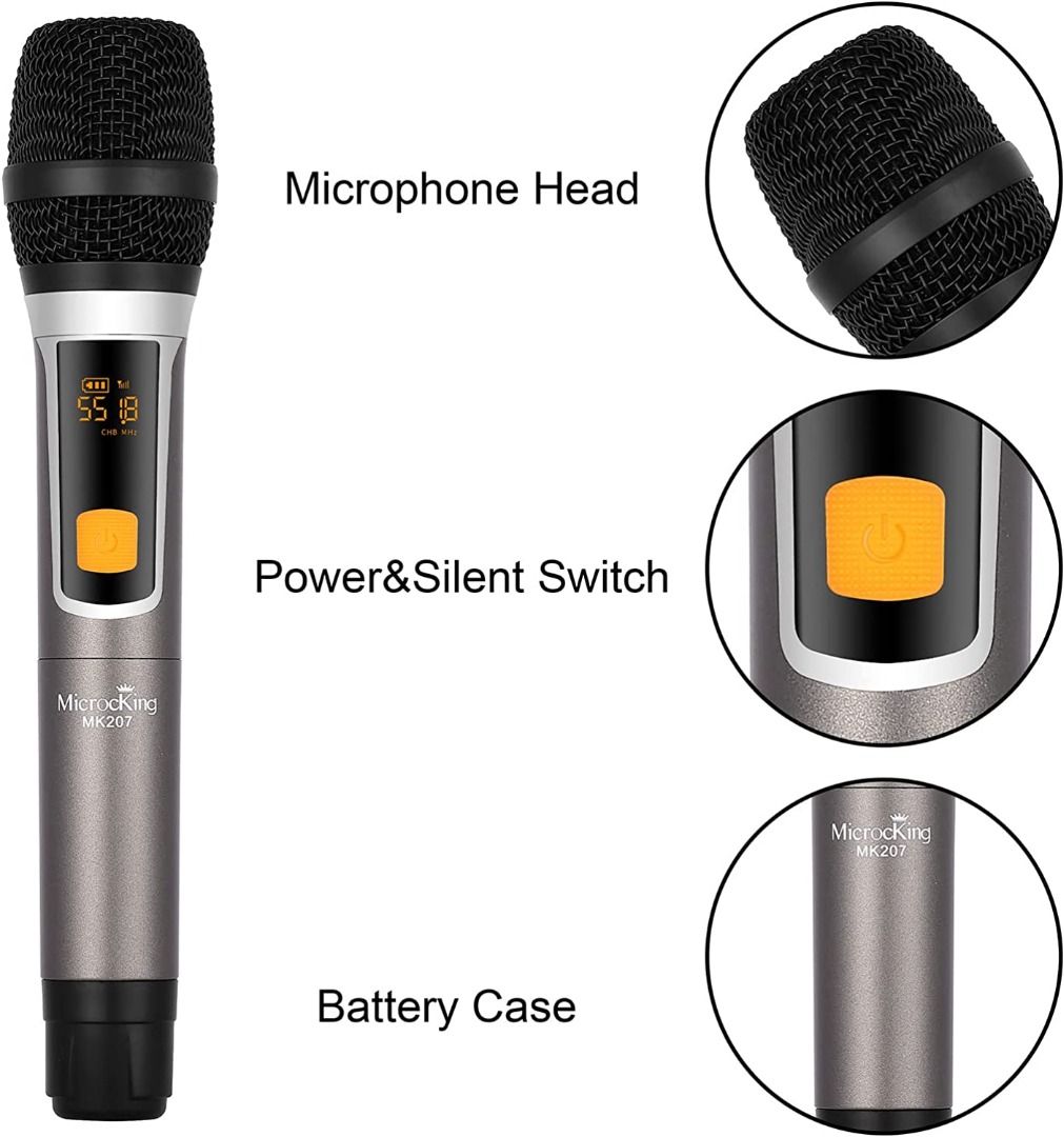 [instock] MicrocKing Wireless Microphone Wireless Microphone System ...