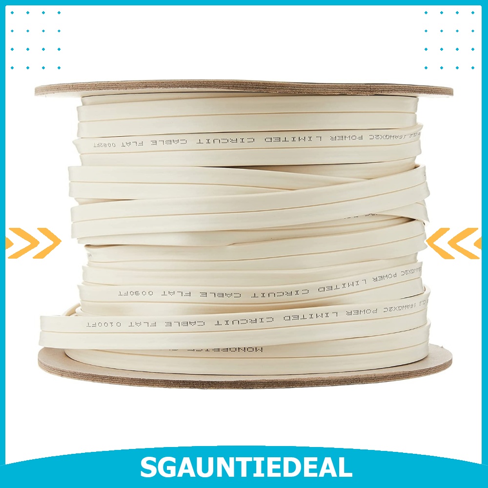 (instock) Monoprice Planate Series 16 Gauge AWG Pure Copper Flat ...