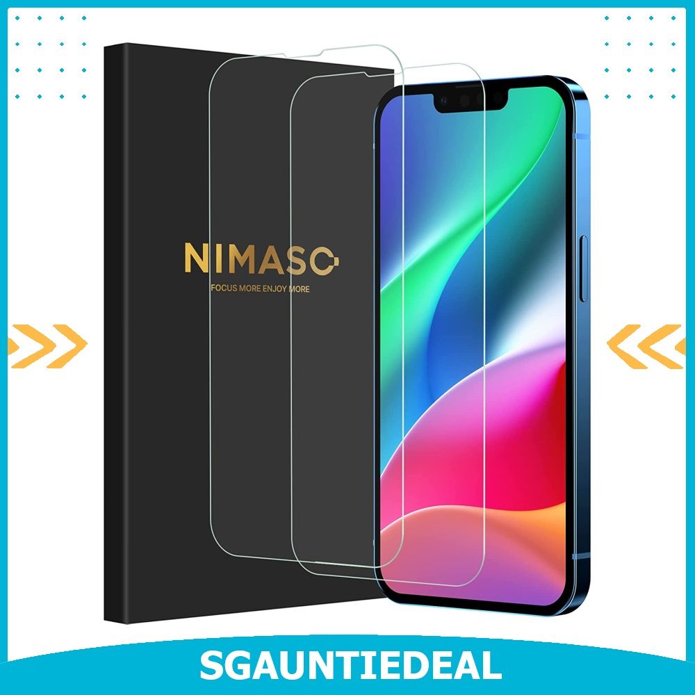 (instock) NIMASO Screen Protector for iPhone 13, iPhone 13 Pro 6.1-Inch ...