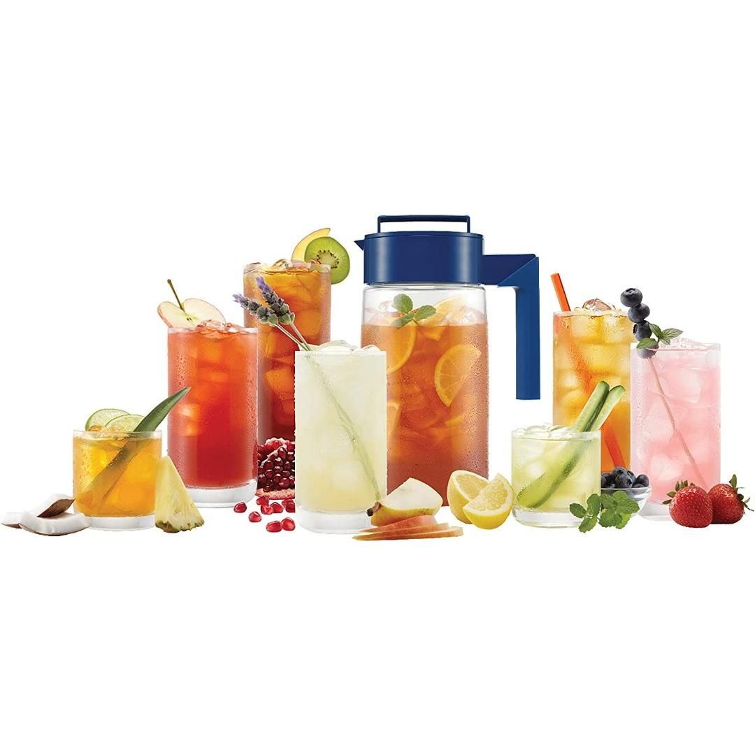 [instock] Takeya Airtight Pitcher, 1 Quart, Blueberry, Furniture & Home ...