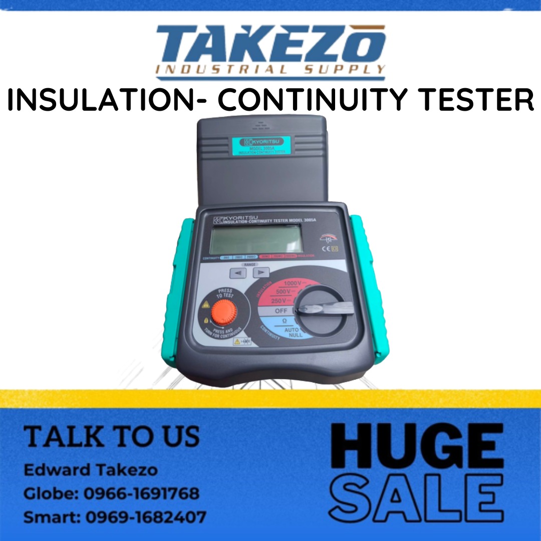 Insulation - Continuity Tester, Commercial & Industrial, Industrial ...