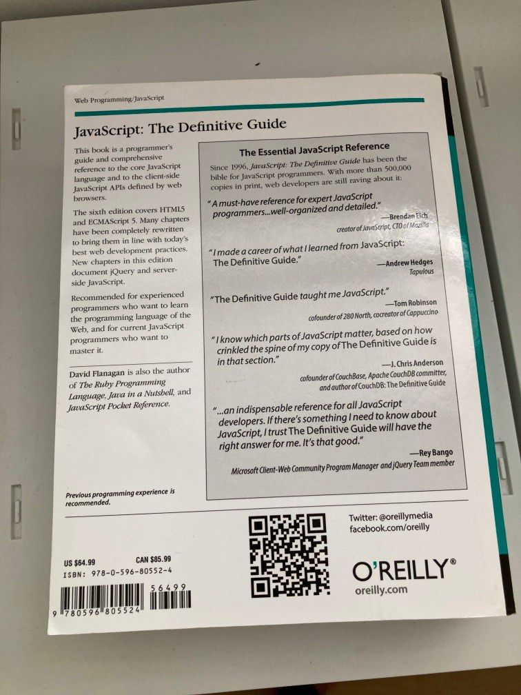 Javascript The Definitive Guide Book, Hobbies & Toys, Books & Magazines ... Javascript The Definitive Guide Book, Hobbies & Toys, Books & Magazines ...