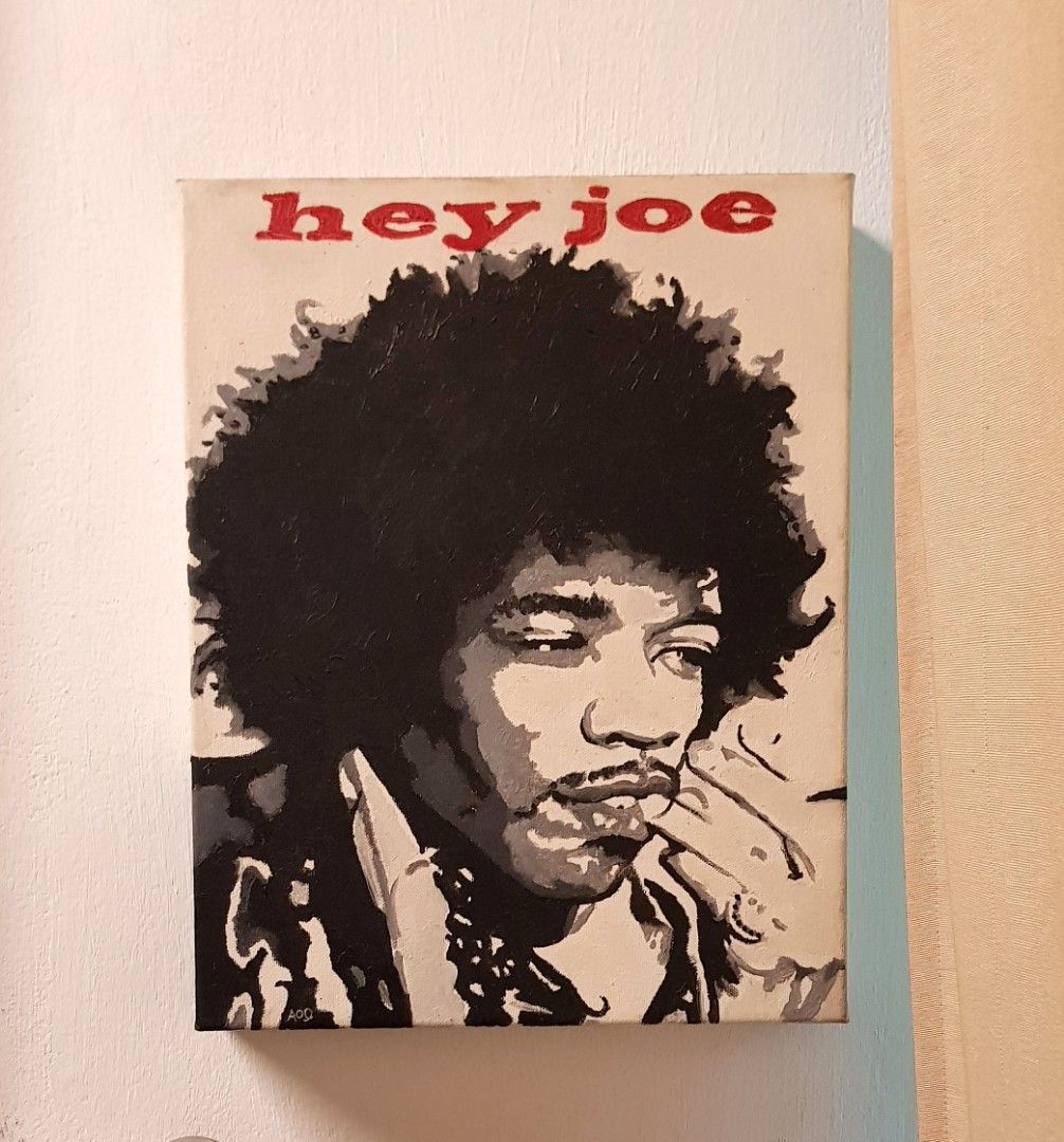 Jimi Hendrix, Furniture & Home Living, Home Decor, Frames & Pictures on ...
