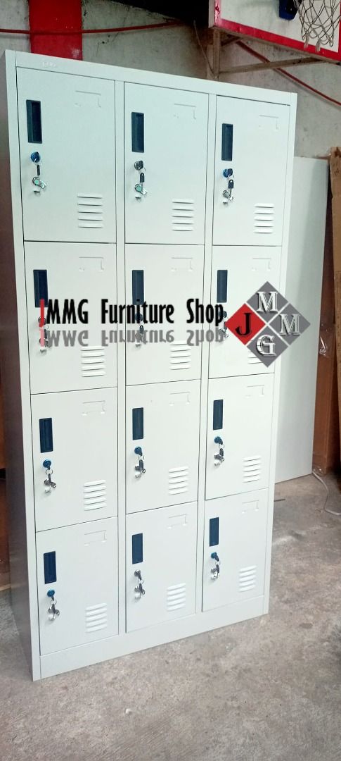 JMMG - Steel locker cabinet - 12 Door - Double lock - gauge 20 on Carousell