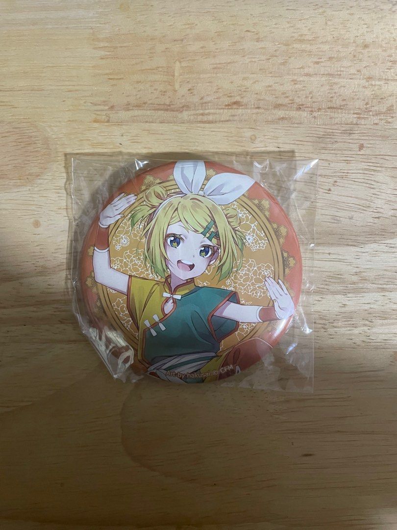 kagamine rin badge, Hobbies & Toys, Memorabilia & Collectibles, Fan ...