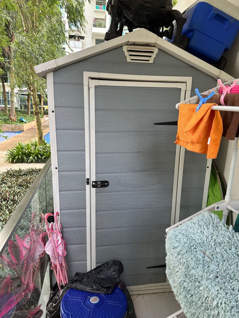 Keter Shed, Furniture & Home Living, Outdoor Furniture on Carousell