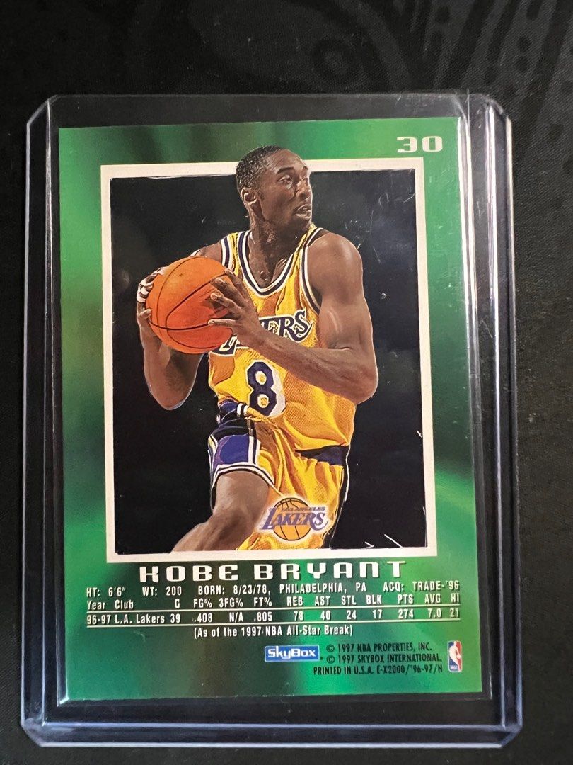 Kobe Bryant Skybox EX 2000 - 96'-97' rookie card. on Carousell