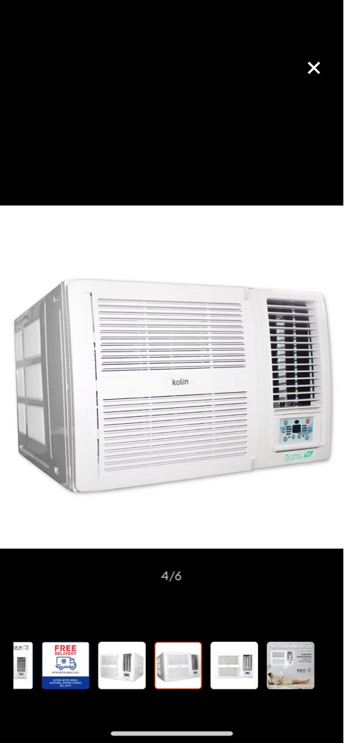 1.5 HP Inverter Kolin Window Type Air Conditioner, TV & Home Appliances ...