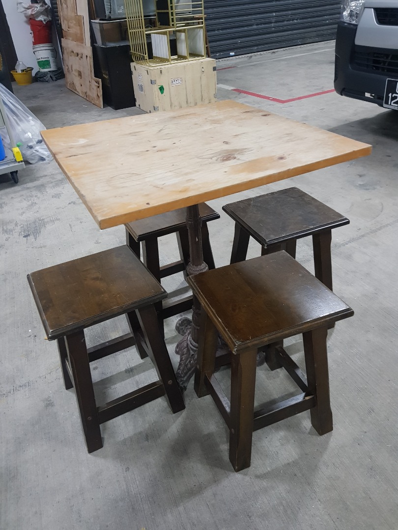 Kopitiam Table 3 set., Furniture & Home Living, Furniture, Tables ...