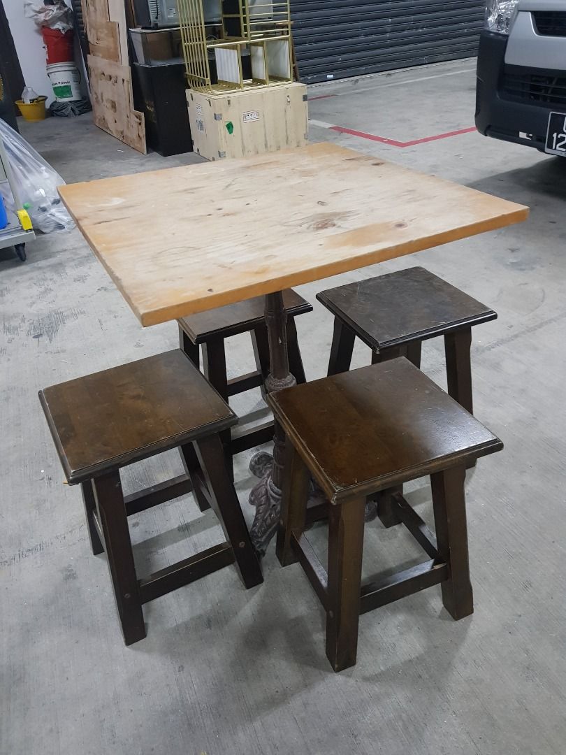 Kopitiam Table 3 set., Furniture & Home Living, Furniture, Tables ...