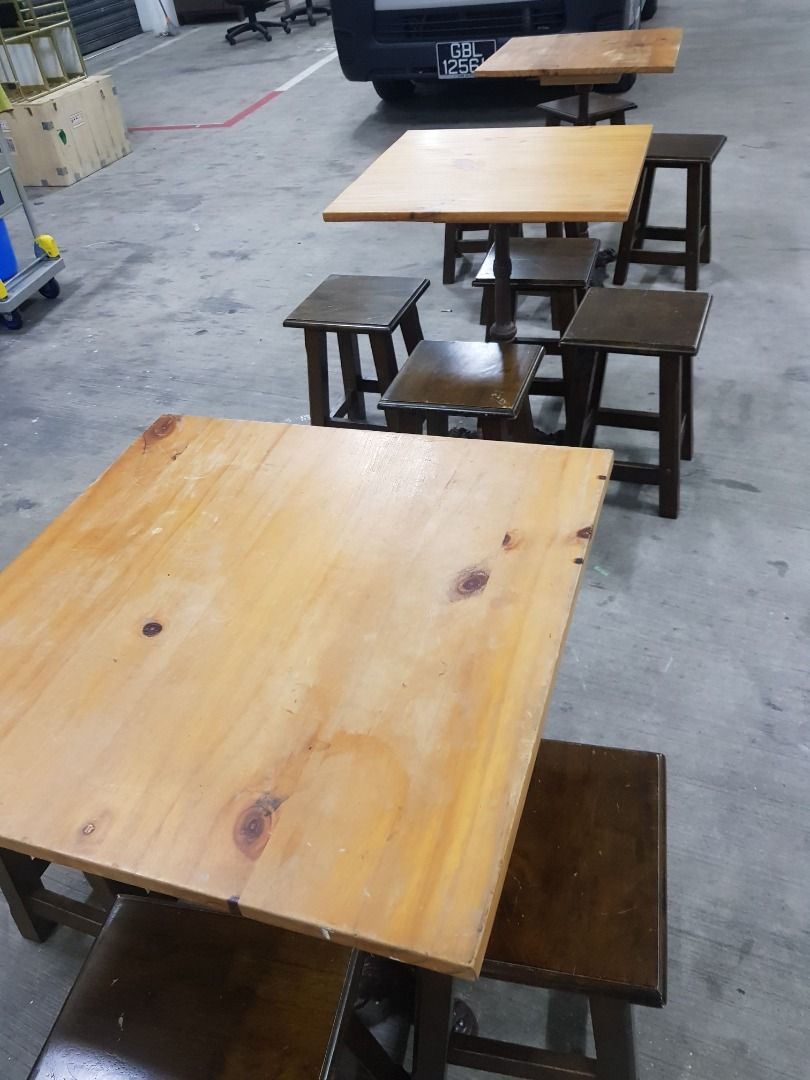 Kopitiam Table 3 set., Furniture & Home Living, Furniture, Tables ...