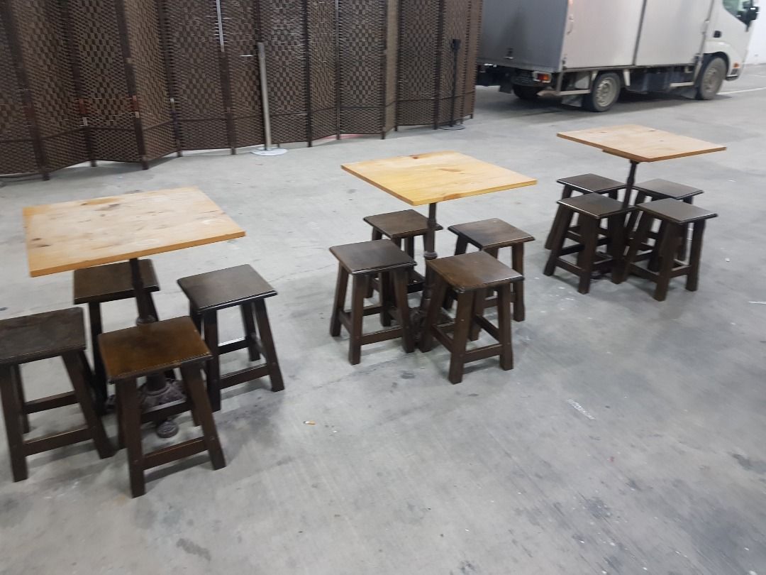 Kopitiam Table 3 set., Furniture & Home Living, Furniture, Tables ...