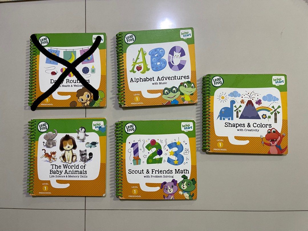 Leapfrog LeapStart level 1 books, Hobbies & Toys, Books & Magazines ...