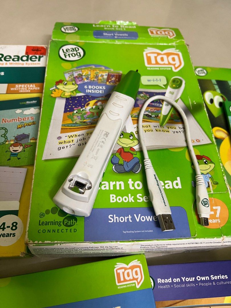 Leapfrog tag with many many books, Hobbies & Toys, Books & Magazines ...