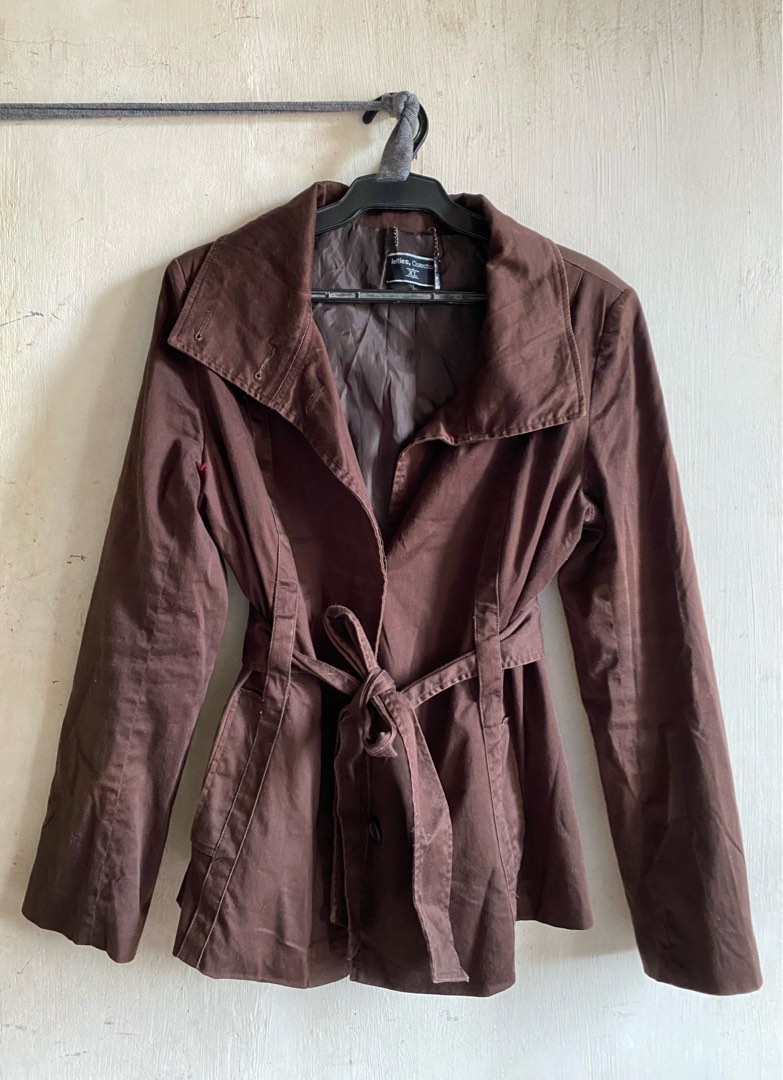 Lefties NY Brown Coat, Women's Fashion, Coats, Jackets and Outerwear on ...