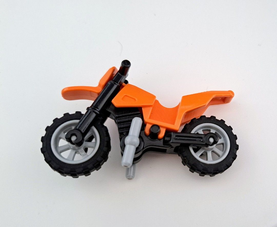 Lego Motorcycle Orange, Hobbies & Toys, Toys & Games on Carousell