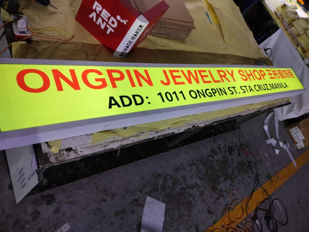 LIGHTBOX SIGNAGE / LIGHTED/ SINGLE AND DOUBLE FACE on Carousell