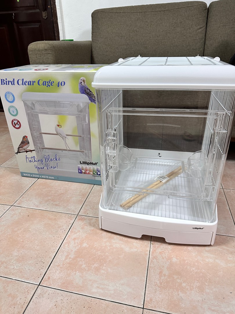 LillipHut acrylic cage 40, Pet Supplies, Homes & Other Pet Accessories ...