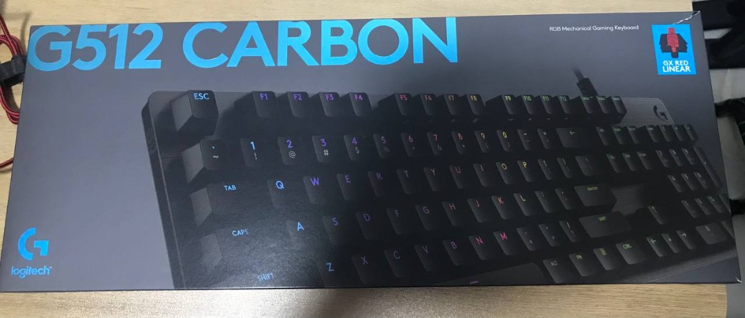 Logitech G512 RGB Backlit Mechanical Gaming Keyboard with GX Switch RED ...