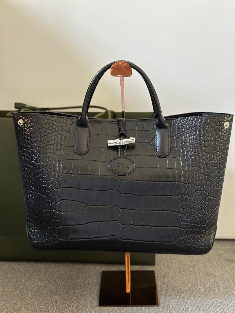 Longchamp Roseau Large Tote, Luxury, Bags & Wallets on Carousell