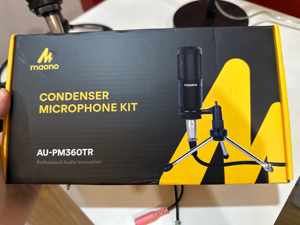 Maano Condenser Microphone Kit, Audio, Microphones on Carousell