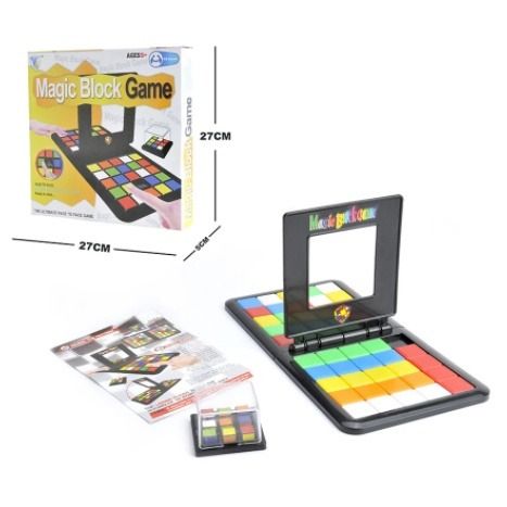 Magic Block Game Rubik's Cube Board Game Tile Shifting Entertainment ...