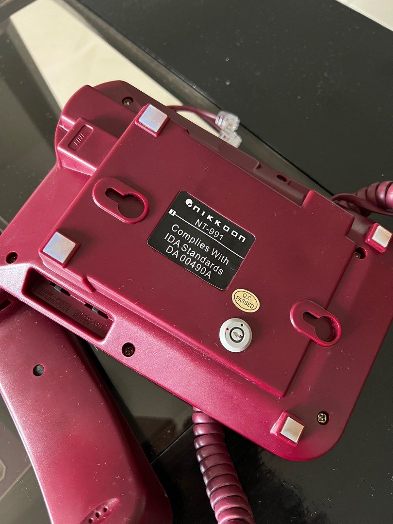 Maroon Telephone Set, TV & Home Appliances, Other Home Appliances on ...