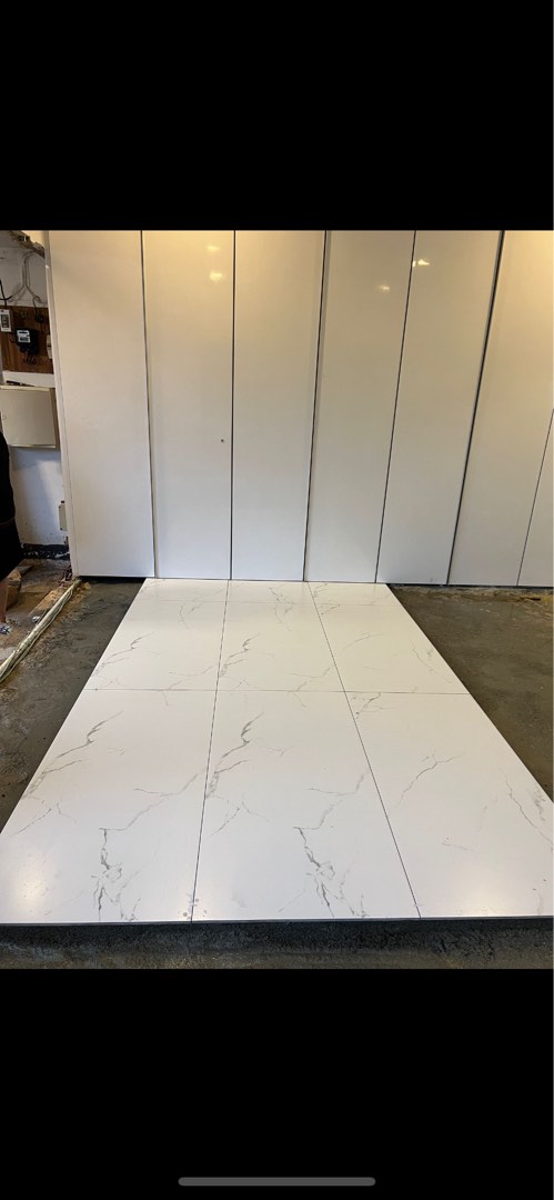 Matt finish marble grain homogeneous tiles, Furniture & Home Living ...