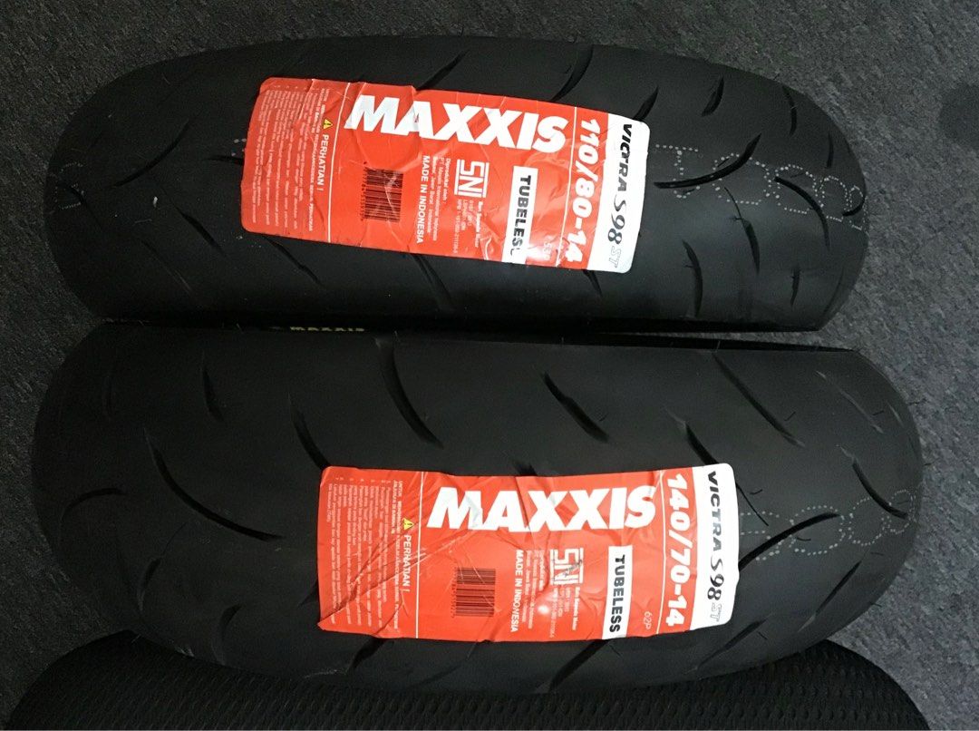 Maxxis Victra S98 ST tyres for Aerox, Motorcycles, Motorcycle ...