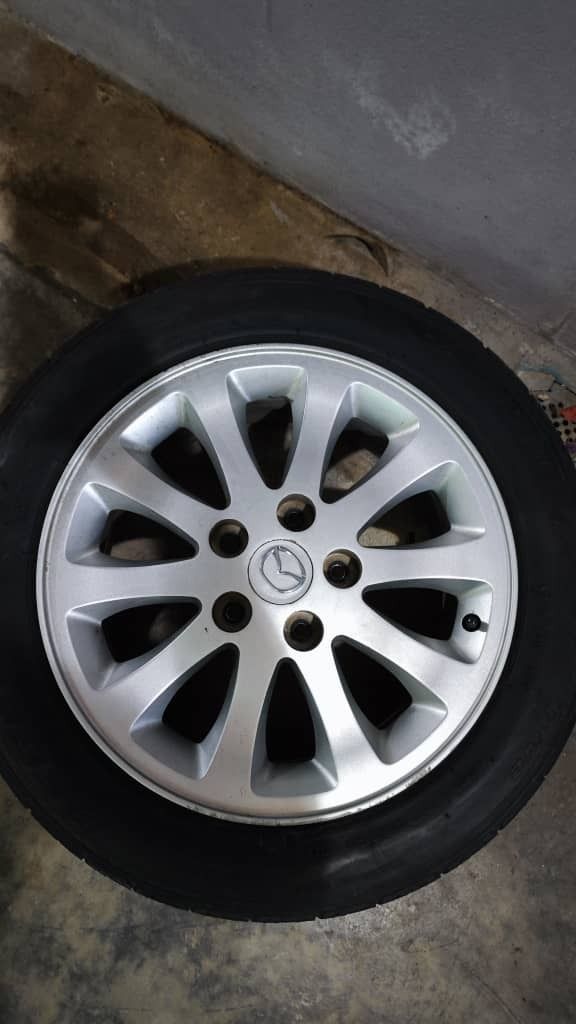 Mazda original Sport Rim (include tyres) clearance, Auto Accessories on ...
