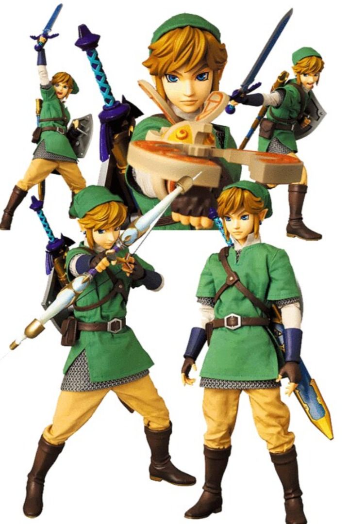 Medicom RAH Zelda 薩爾達傳說 天空之劍 林克 Link 12吋 Action Figure 全新未開(其中一盒角有輕微碰傷 ...