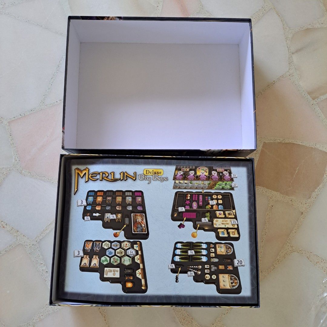 Merlin Big Box Deluxe Kickstarter Board Game, Hobbies & Toys, Toys ...