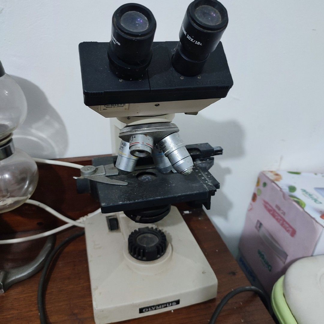 Microscope olympus CH mikroskop binocular, Elektronik, Lainnya di Carousell
