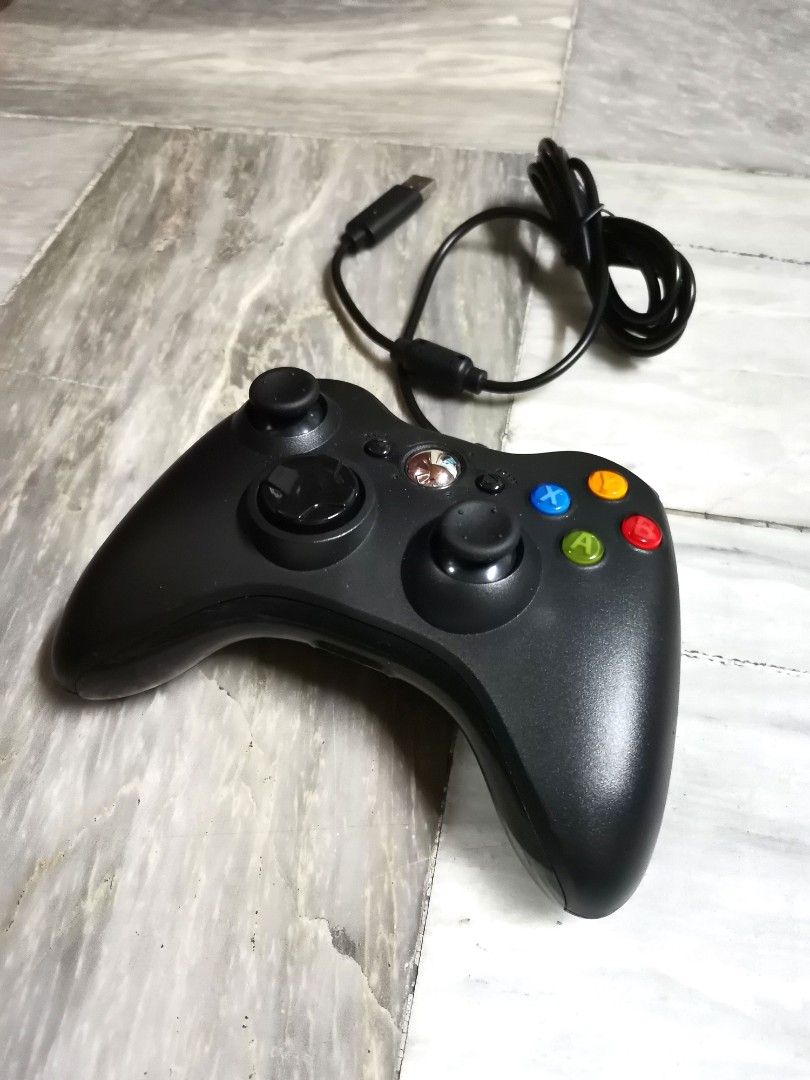Microsoft Xbox 360 Wired Gaming Controller Video Gaming Gaming Accessories Controllers On 