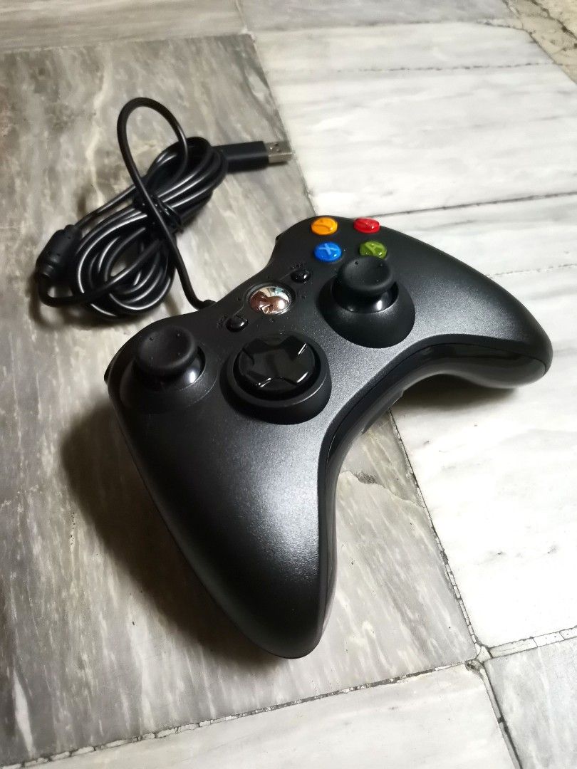 Microsoft Xbox 360 Wired Gaming Controller, Video Gaming, Gaming ...