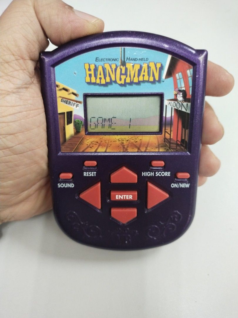 Milton Bradley Hangman Electronic Handheld Game, Hobbies & Toys, Toys ...
