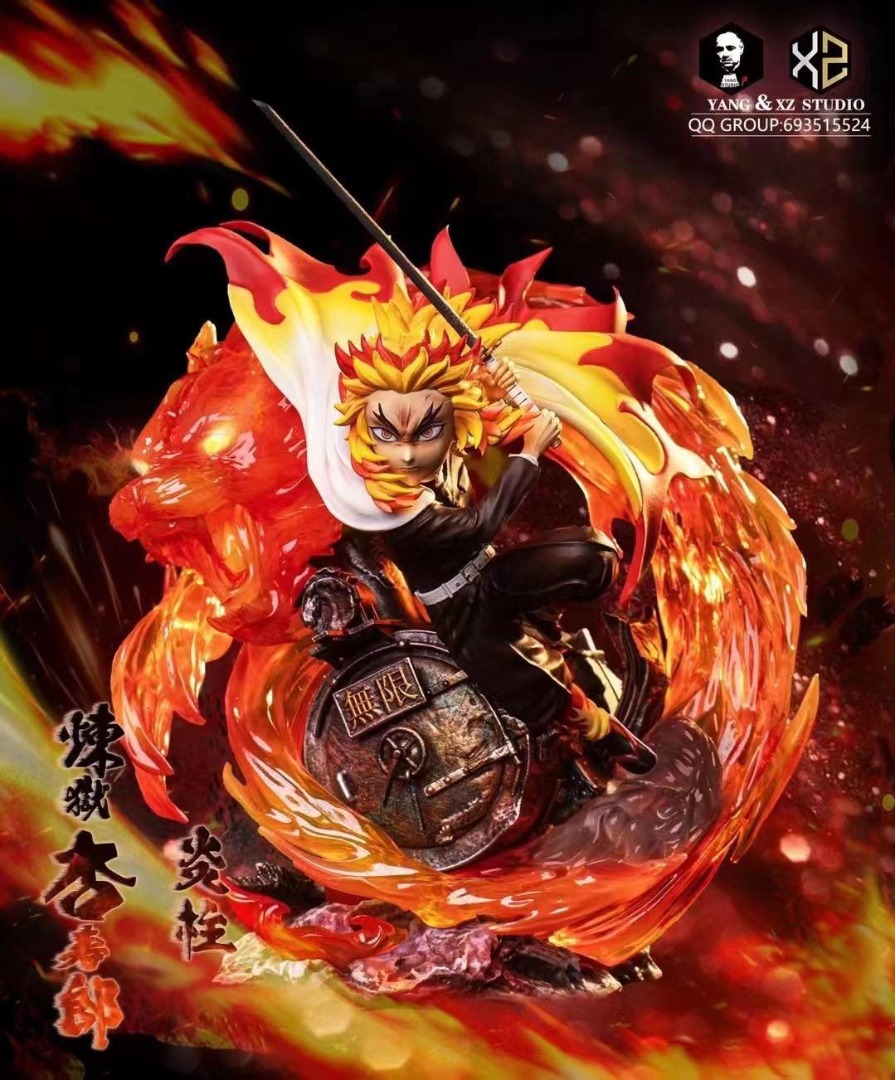 MISB XS & Yang Studio Rengoku Kyojuro WCF Demon Slayer Resin Statue GK, Hobbies & Toys, Toys ...
