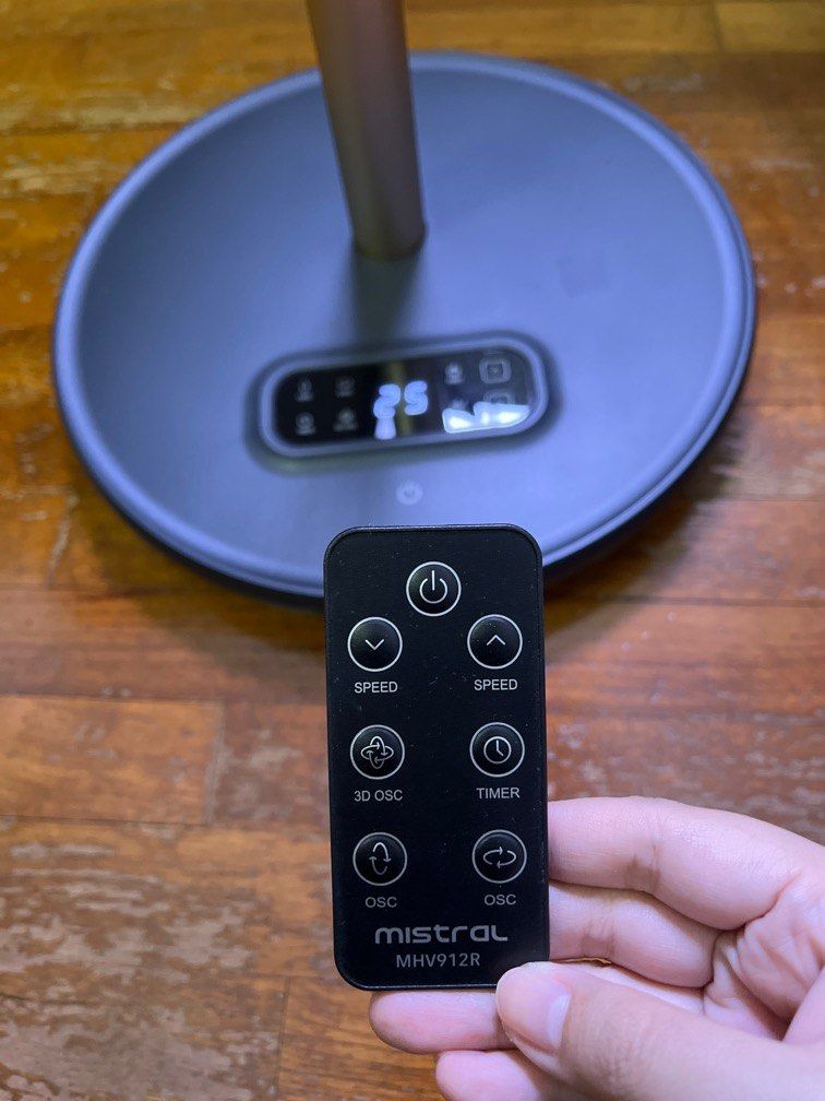 Mistral Stand Fan (MHV912R), Furniture & Home Living, Lighting & Fans ...