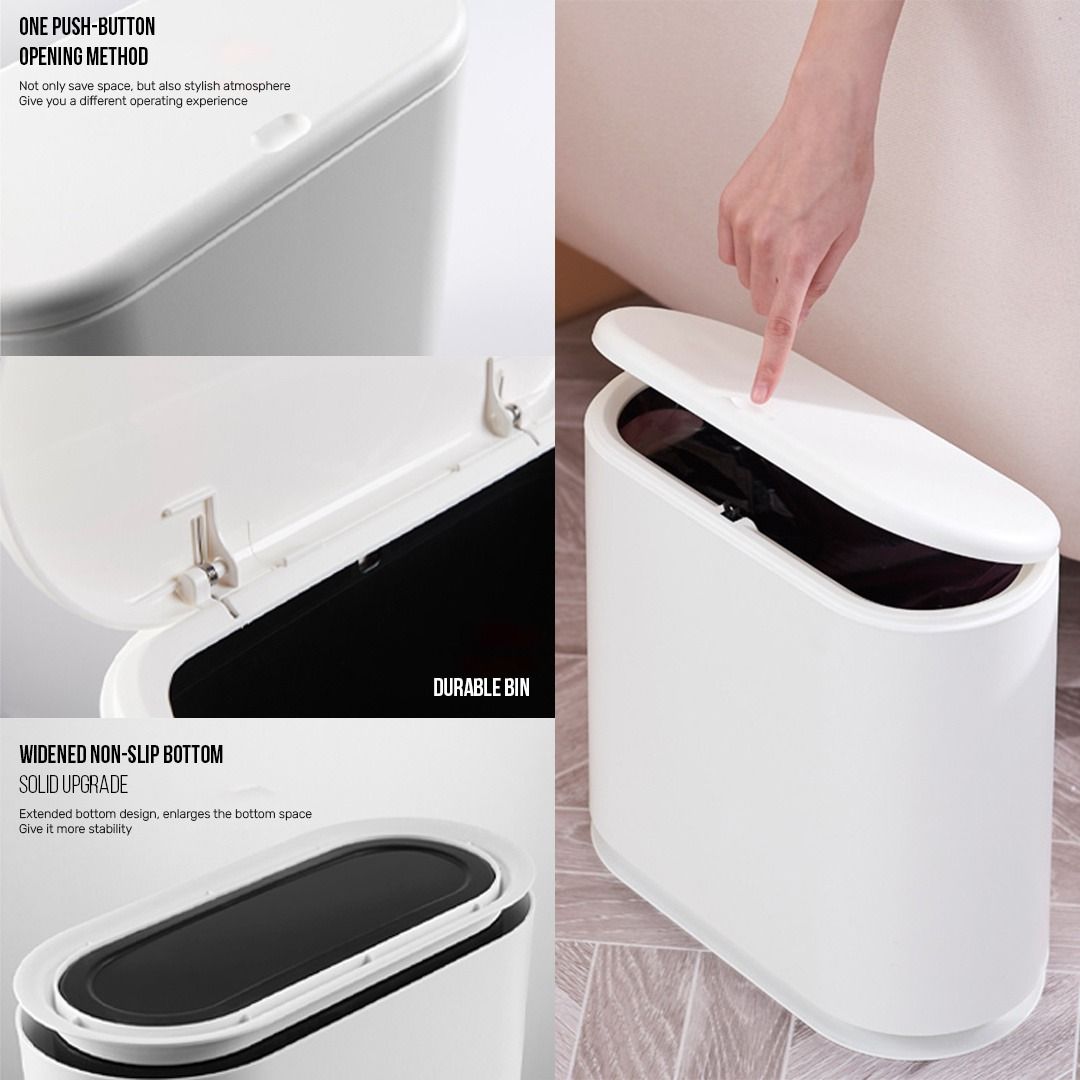 Modern Slim Dustbin | Elegant Sleek Way to Throw the Rubbish | Trash ...
