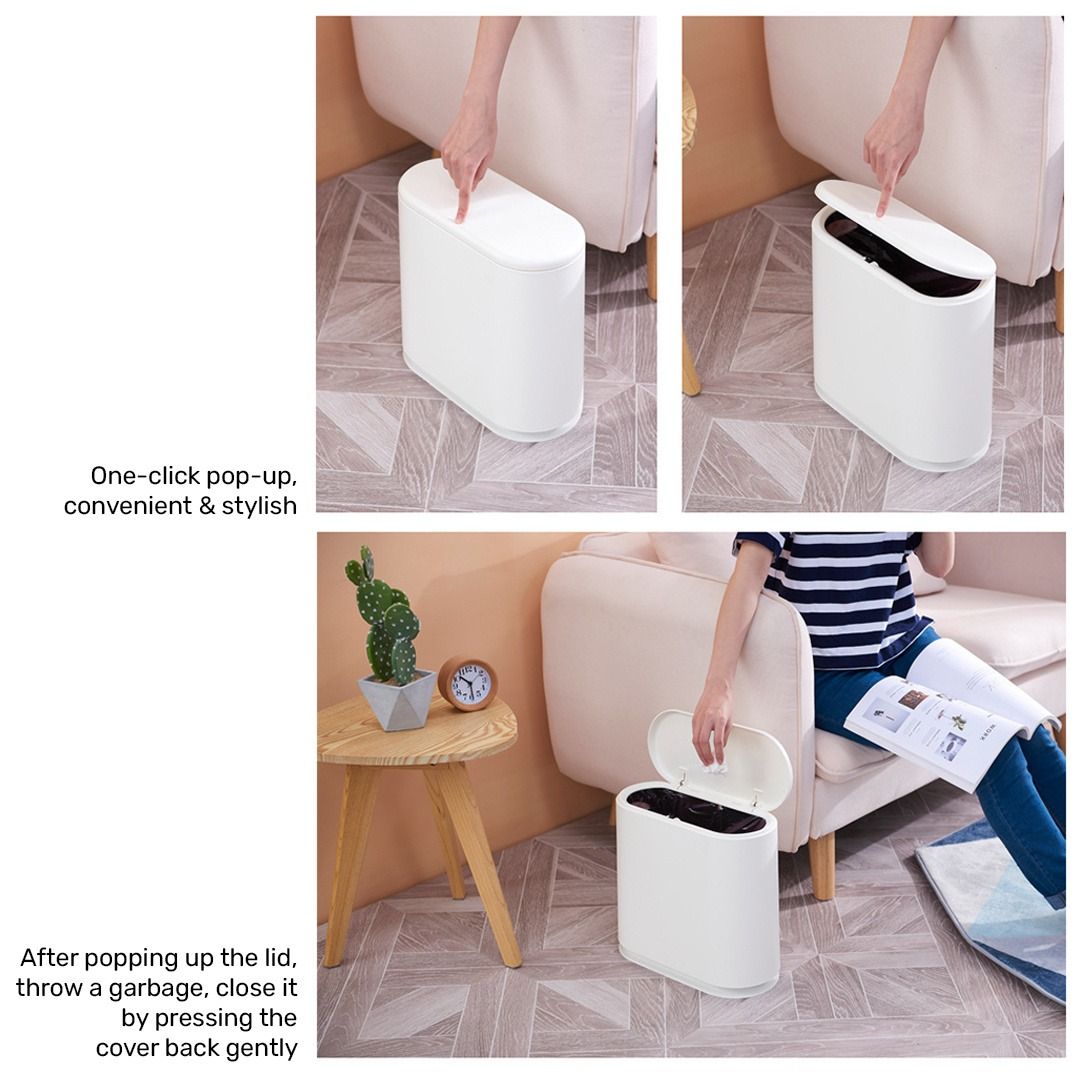 Modern Slim Dustbin | Elegant Sleek Way to Throw the Rubbish | Trash ...