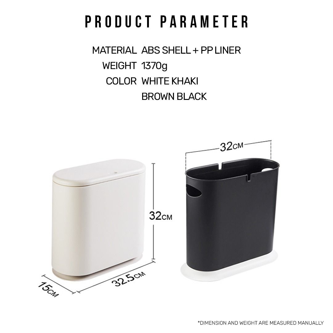 Modern Slim Dustbin | Elegant Sleek Way to Throw the Rubbish | Trash ...