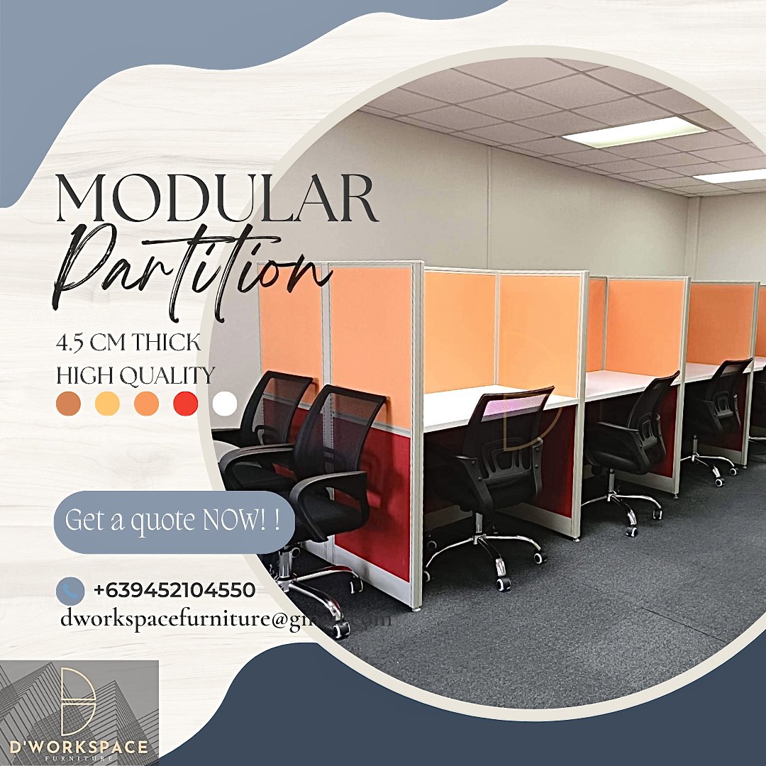 Modular Office Partition, Furniture & Home Living, Office Furniture ...